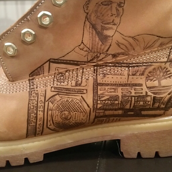 Timberland | Shoes | Leathertattooed Timbs | Poshmark
